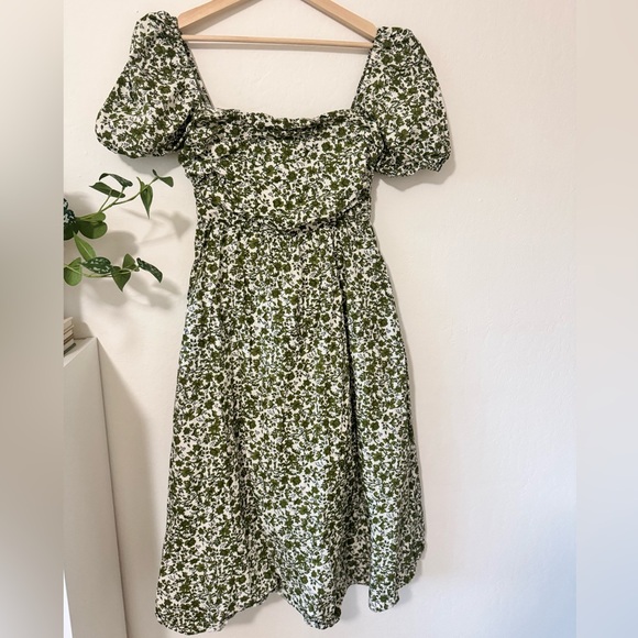 o.p.t | Dresses | Opt Puff Sleeve Floral Maxi Dress | Poshmark